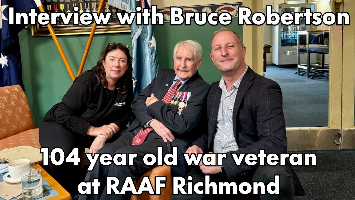 Councillor Nathan Zamprogno - Interview with 104 year old veteran Bruce ...